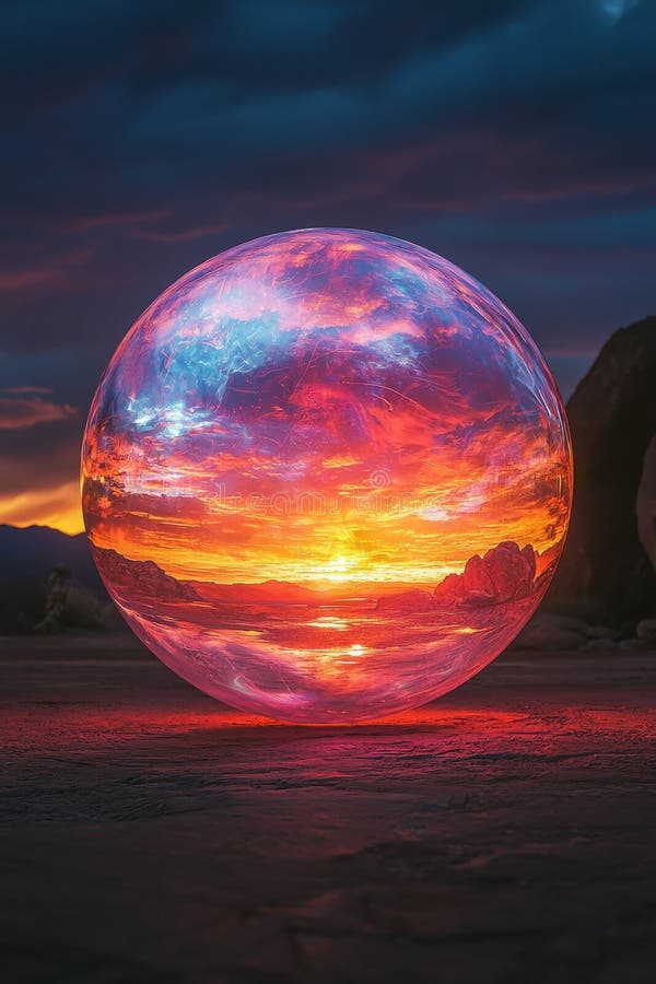 Rainbow Orb Sunset Landscape Stock Photos - Free & Royalty-Free Stock ...