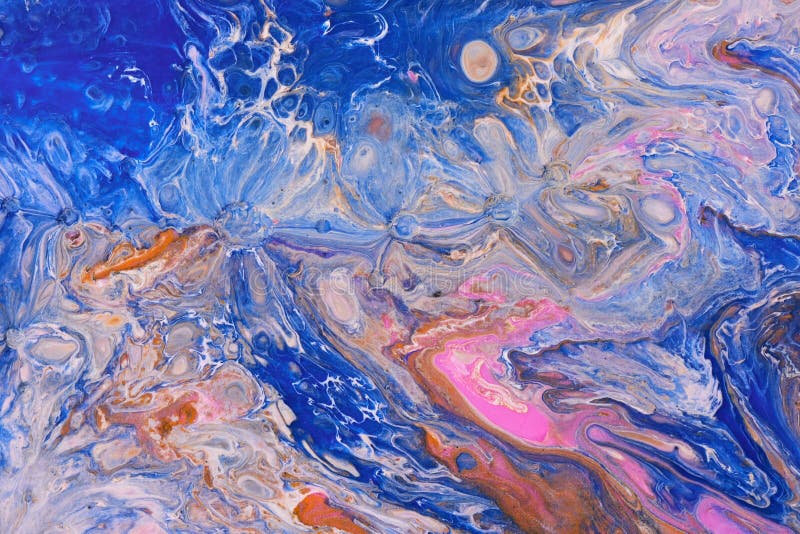 Floating Paint Abstract Background Stock Photo - Image of luxury, mixed ...