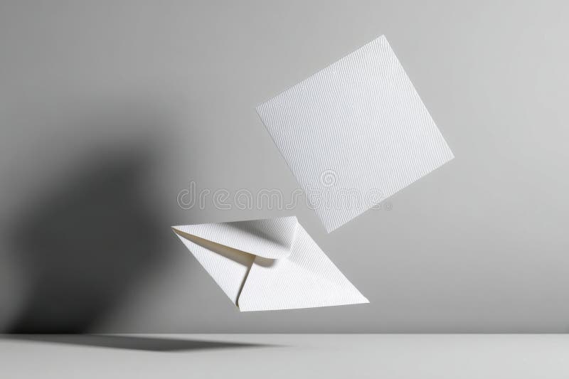 Floating Paper Squares Create a Minimalistic Effect in a Modern Setting ...