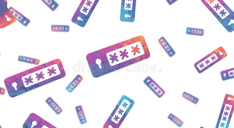 Illustrated Password Icons Stock Photos - Free & Royalty-Free Stock ...