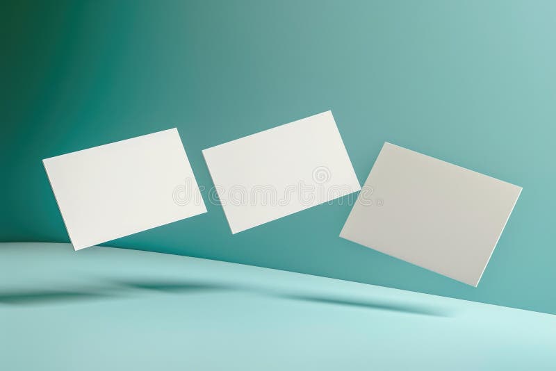 Floating Pile of White Sheets on a Pink Background. Digital Artwork ...