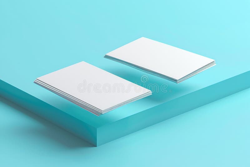 Floating Pile of White Sheets on a Pink Background. Digital Artwork ...