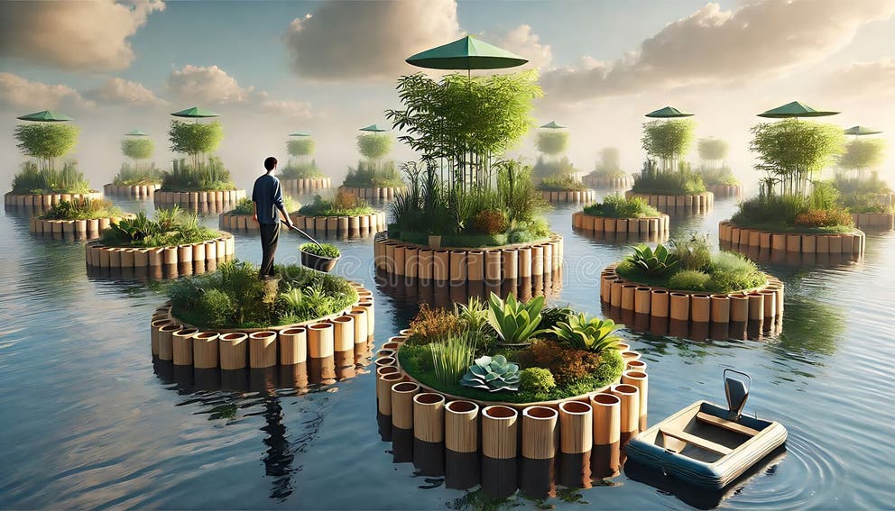 Floating Planters Designed for Aquatic Ecosystems Supporting ...