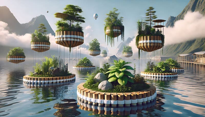 Floating Planters Designed for Aquatic Ecosystems Supporting ...