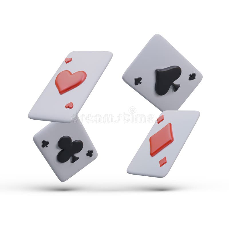 Floating Realistic Playing Cards Stock Illustrations – 16 Floating ...