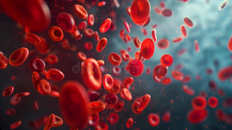 Floating Red Blood Cells in Plasma Stock Footage - Video of dynamic ...