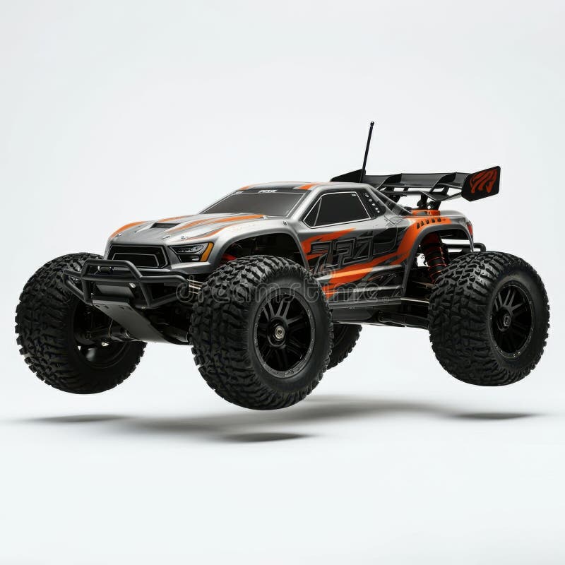 A Floating Remote-controlled Car, on a Solid White Background Stock ...