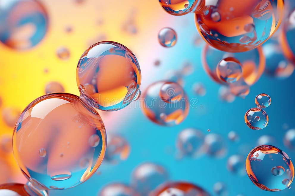 Floating Rhapsody bubbles stock illustration. Illustration of ...