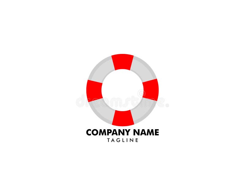 Floating Ring Creative Concept Logo Design Template Stock Vector ...