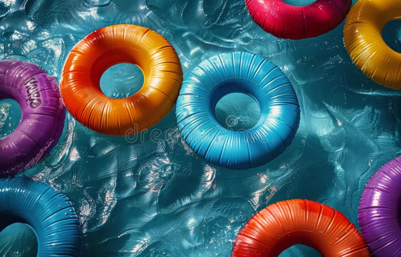 Floating Rings in Water stock image. Image of rings - 318137055