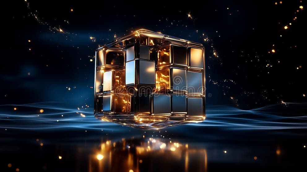 Floating Serenely in a Cosmic Void, a Massive Cube Made of Numerous ...