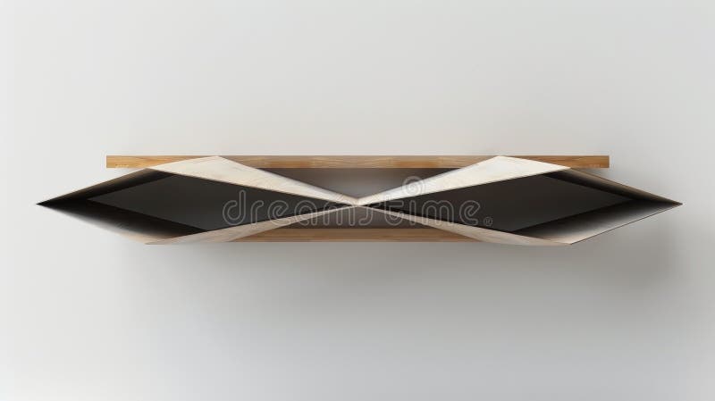 A Floating Shelf in the Shape of a Rhombus Adding an Interesting ...