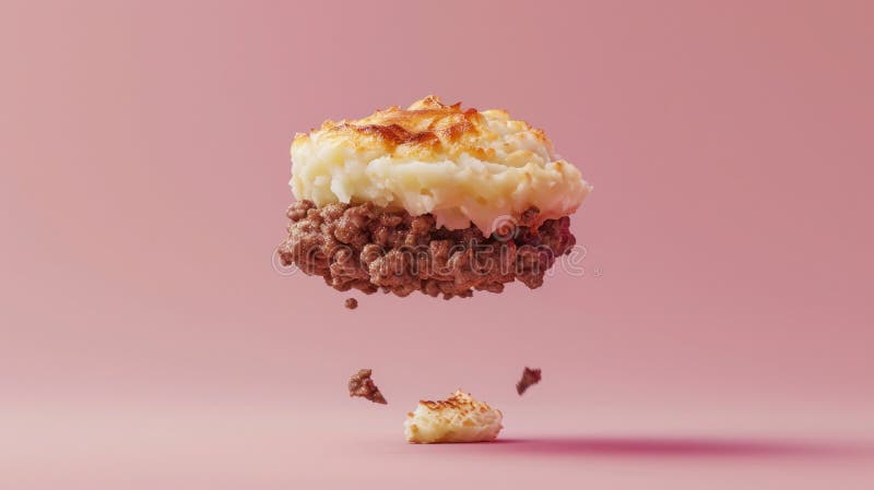 Floating Shepherd S Pie: a Culinary Mystery Stock Illustration ...