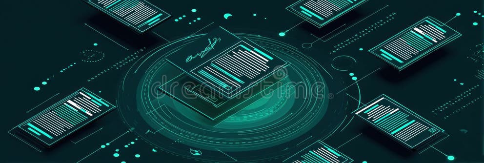 Floating Smart Order Form Surrounded by Digital Signatures Showcasing ...