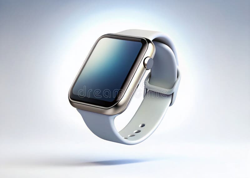 Floating Smartwatch with Blank Display Futuristic Design for Innovative ...