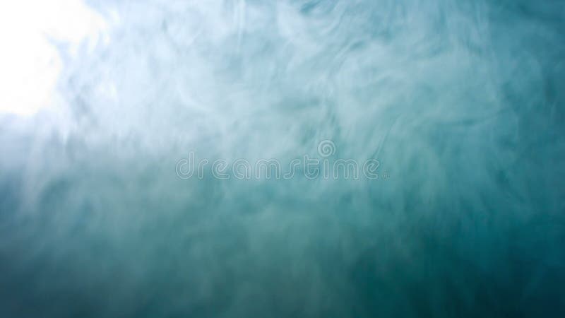 Floating Smoke with Green Bokeh Light and Dust Particles Stock Video ...