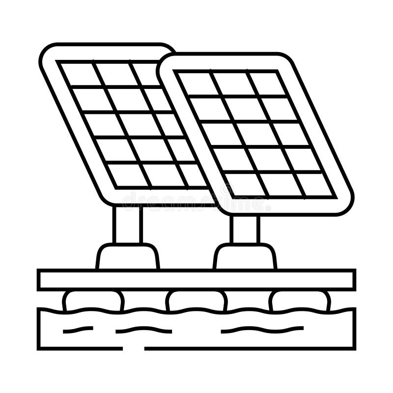 Solar Panel Rooftop Line Icon Stock Illustrations – 274 Solar Panel ...
