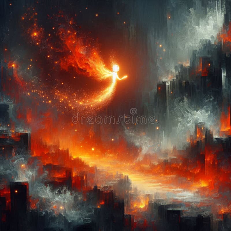 Floating Sprite with Dynamic Textures Stock Illustration - Illustration ...