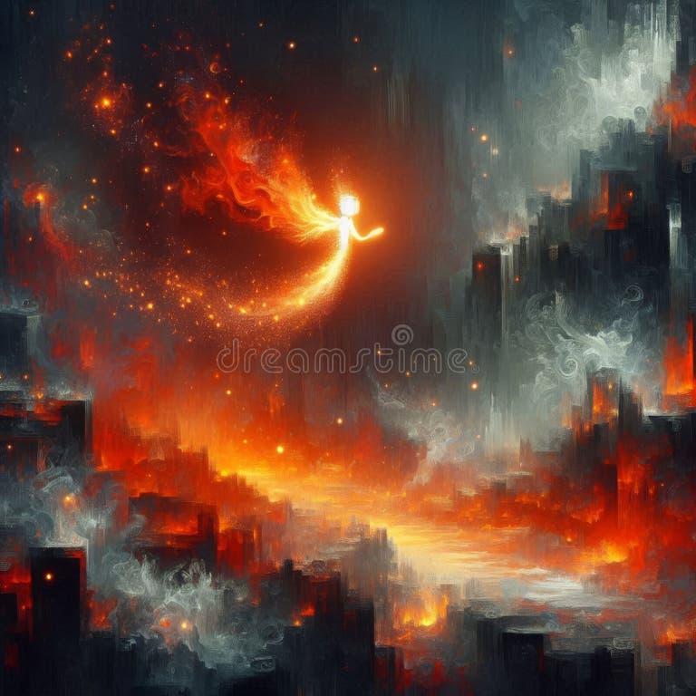 Floating Sprite with Dynamic Textures Stock Illustration - Illustration ...