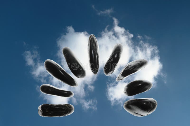 Floating stones stock photo. Image of water, ocean, rocks - 26447072