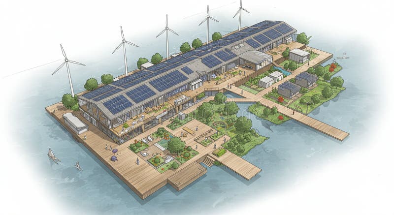 Floating Community Design Stock Illustrations – 2,171 Floating ...