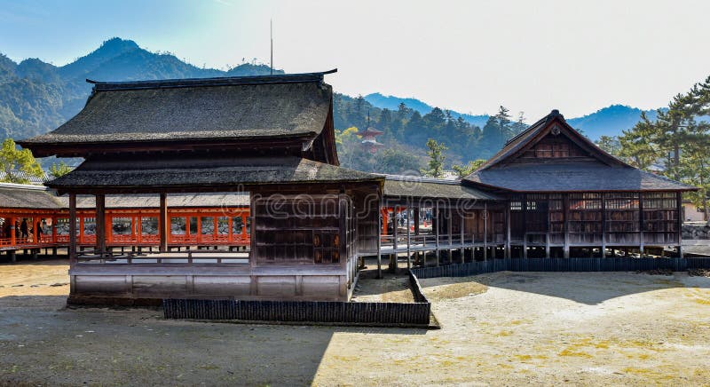 The Floating Temple of Nara Japan Stock Photo - Image of itsukushima ...