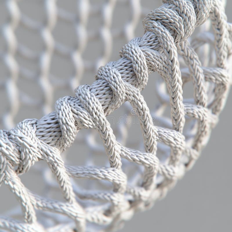 A Floating Tennis Net is Depicted in 3D, Showcasing Its Detailed Texture and Lighting Stock ...
