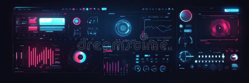 Floating Transparent Interface Elements Create a Modern Digital ...