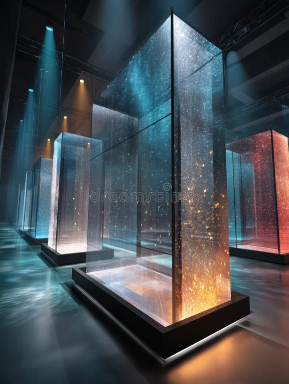 Floating Transparent Panels Create an Immersive Experience in a Digital ...