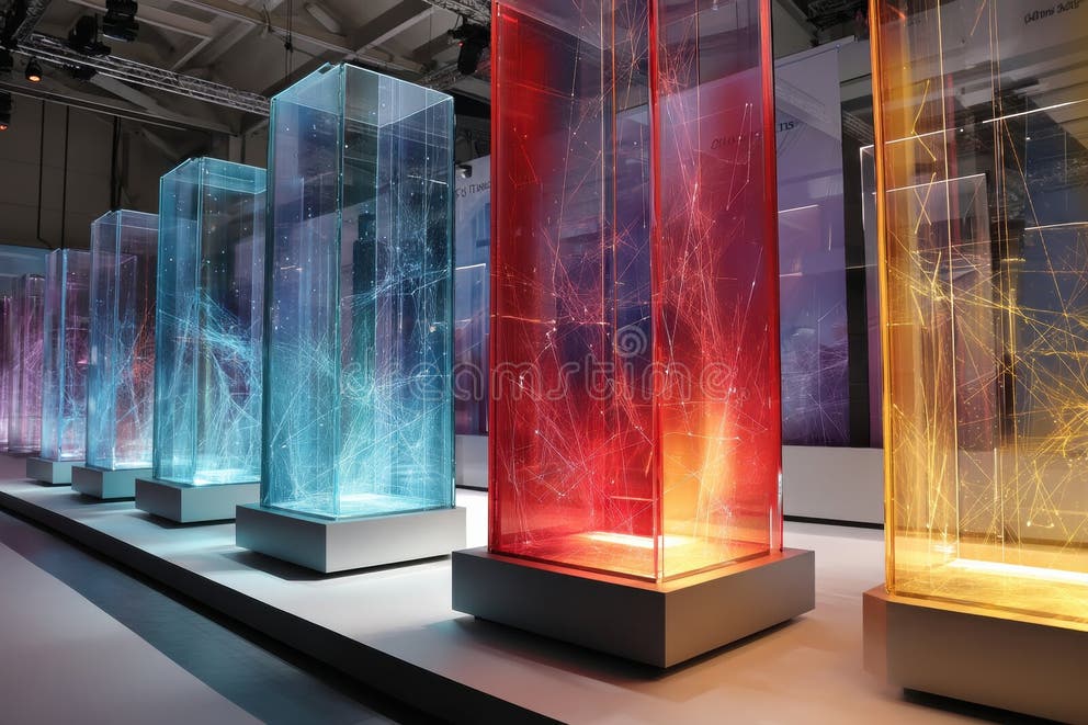Floating Transparent Panels Create an Immersive Experience in a Digital ...