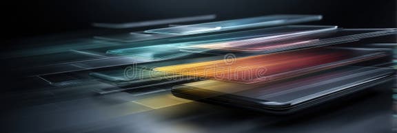 Floating UI Cards Transition Smoothly Over a Smartphone in Dynamic ...