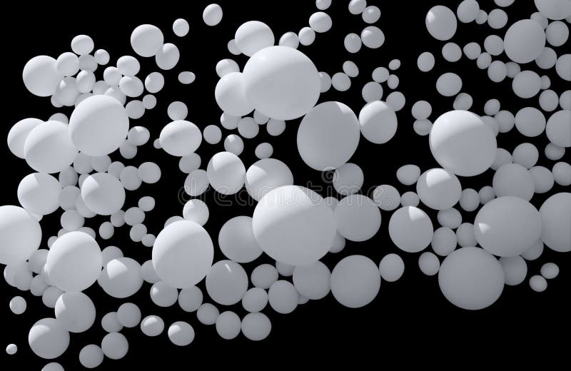 Floating white bubbles stock image. Image of black, group - 32630449