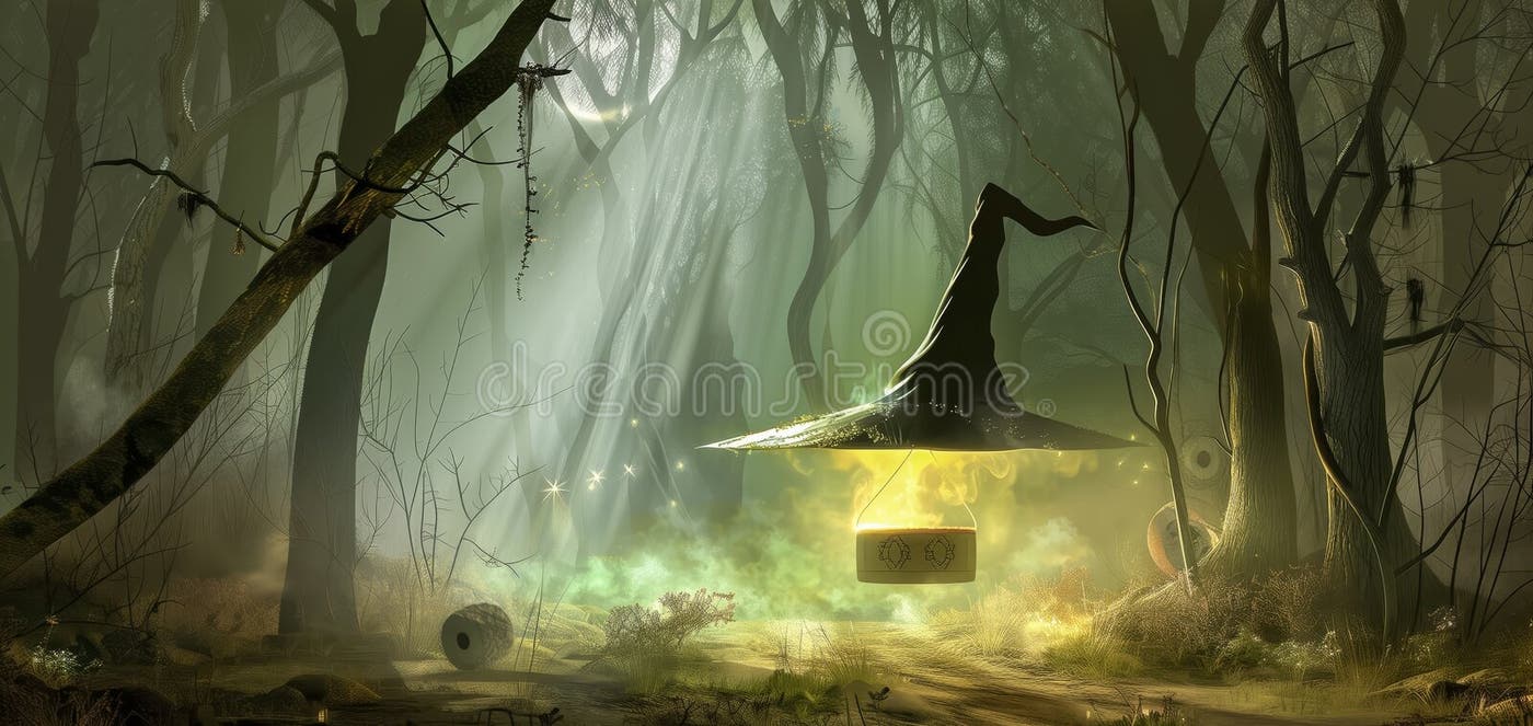 Floating Witch Stock Illustrations – 813 Floating Witch Stock ...