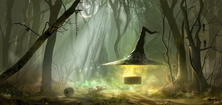 Floating Witch Stock Illustrations – 813 Floating Witch Stock ...