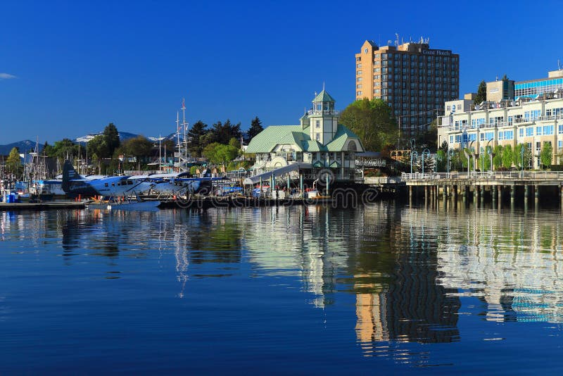 Nanaimo Harbour, Vancouver Island, British Columbia, Canada Editorial ...