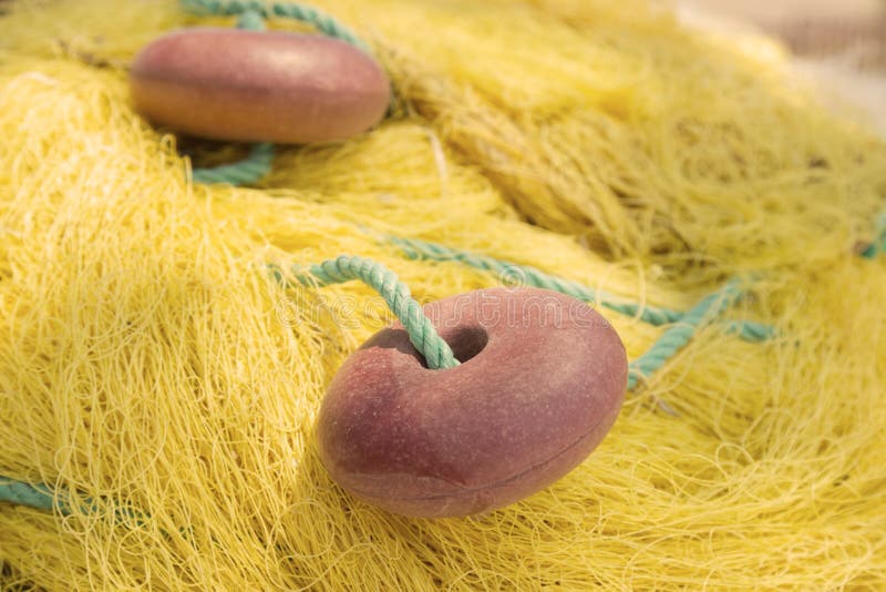 Floats on drift net stock photo. Image of catch, drift - 74513130