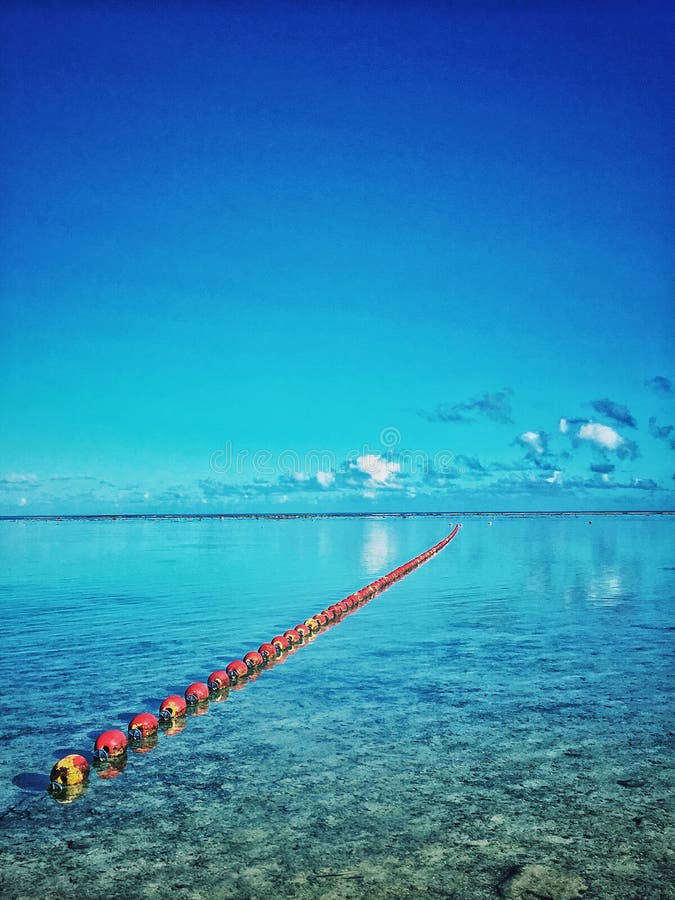 Floats stock image. Image of ocean, line, horizon, water - 133186043
