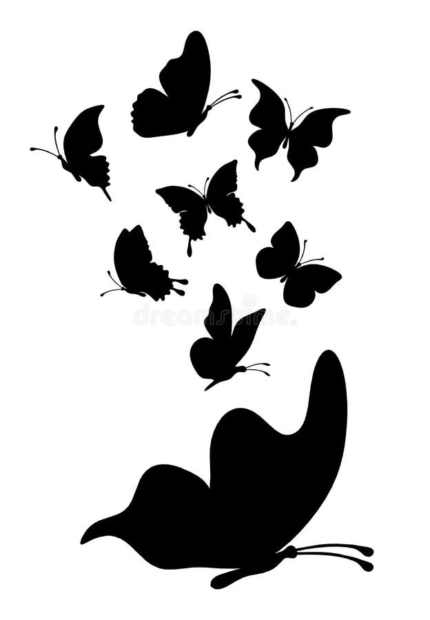 Silhouette Black Fly Flock Butterflies Stock Illustrations – 120 ... Silhouette Black Fly Flock Butterflies Stock Illustrations – 120 ...