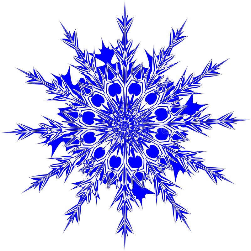 Flocon de neige illustration de vecteur. Illustration du noël - 1453638