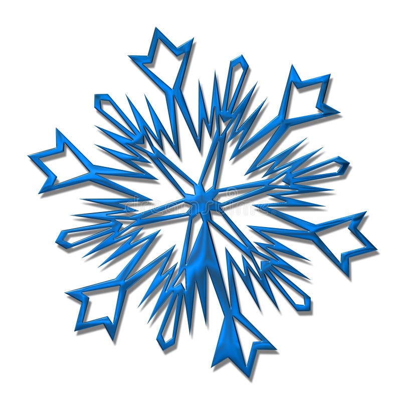 Illustration De Flocon De Neige Illustration Stock - Illustration du ...