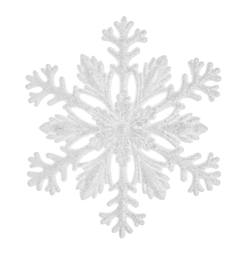 Flocon De Neige D'isolement Sur Un Fond Blanc Image stock - Image du ...