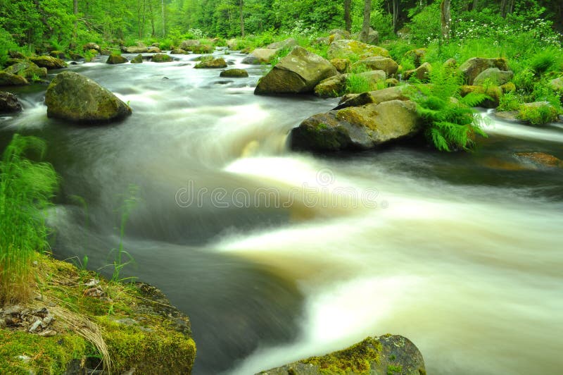 Flod arkivfoto. Bild av berömdt, kock, kaskad, natur - 14854754