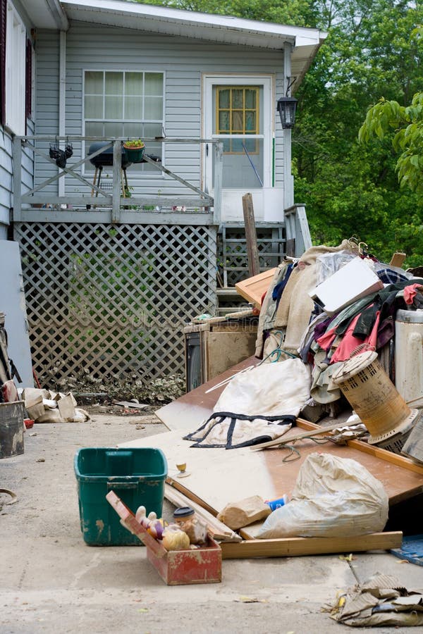 Flood aftermath editorial stock photo. Image of building - 9396763