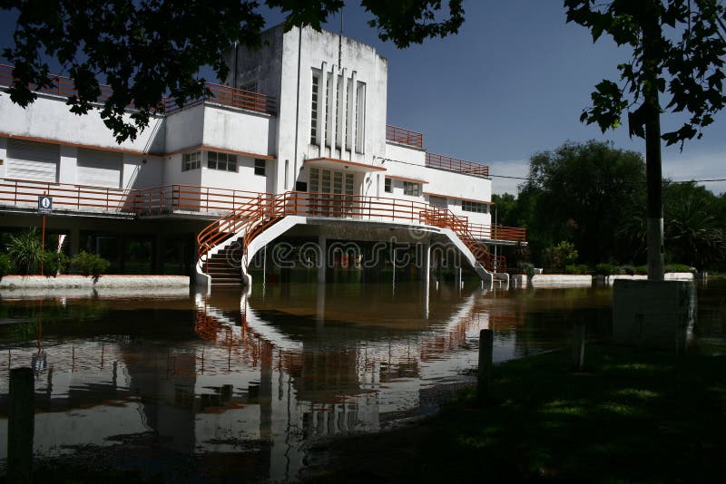 Flood building stock photo. Image of warming, building - 14174298