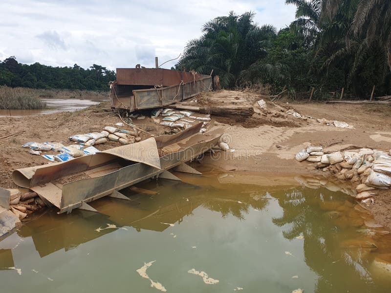 After flood condition stock image. Image of pond, tree - 241357987