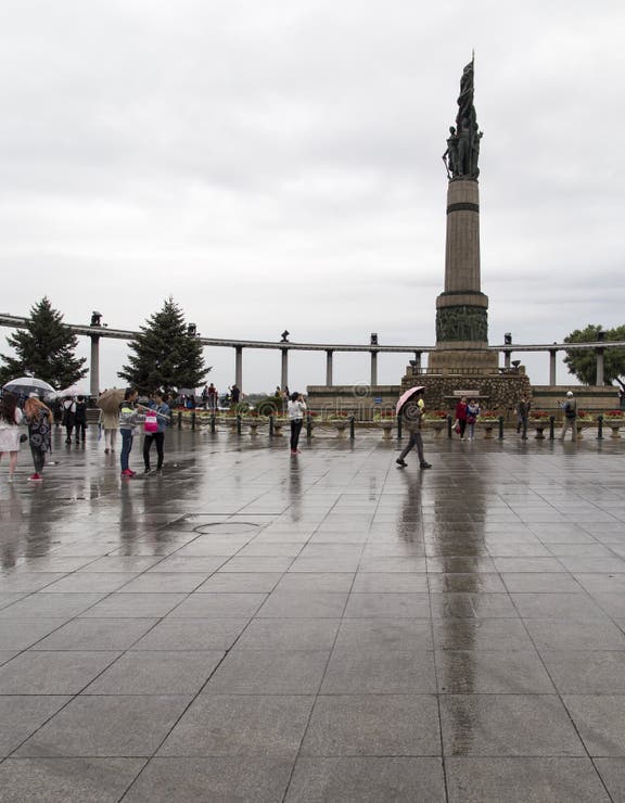 Flood Control Monument in Harbin,china Editorial Photo - Image of ...