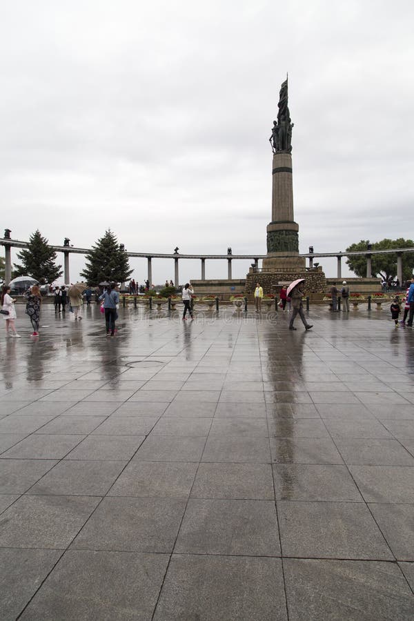 Flood Control Monument in Harbin,china Editorial Stock Photo - Image of ...