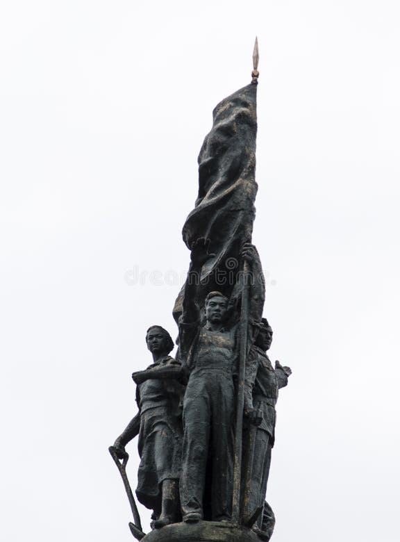 Flood Control Monument in Harbin,china Editorial Photo - Image of rain ...