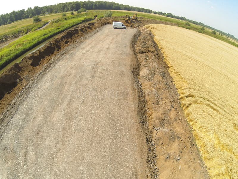 Flood embankment stock image. Image of levee, river, inundation - 32530497