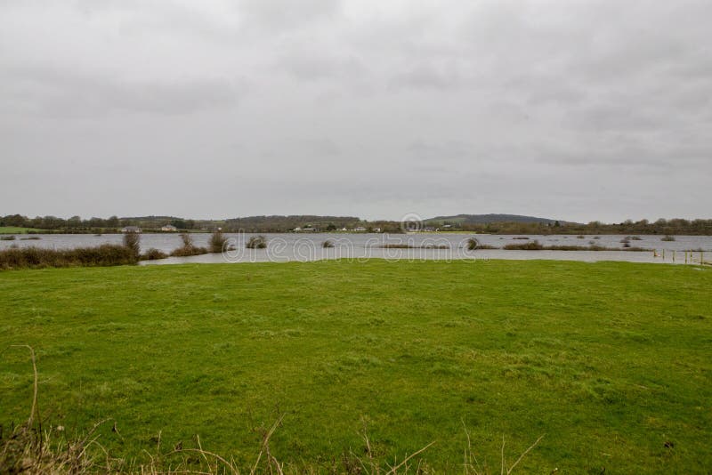 Agriculture Fields Flooded after a Heavy Rain Stock Image - Image of ...